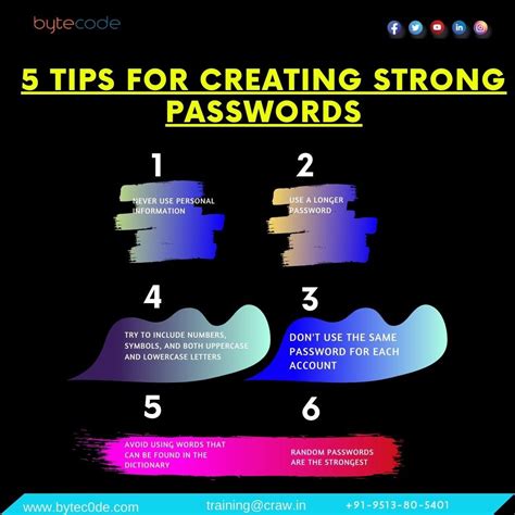 5 Tips For Creating Strong Passwords By Bytecode Security Medium