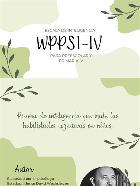 Wppsi Iv Pdf