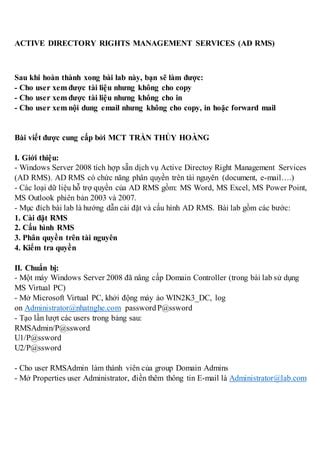 Active Directory Rights Management Services PDF