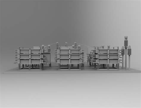 Capacitor Bank Layout 3d Model 3d Printable Cgtrader
