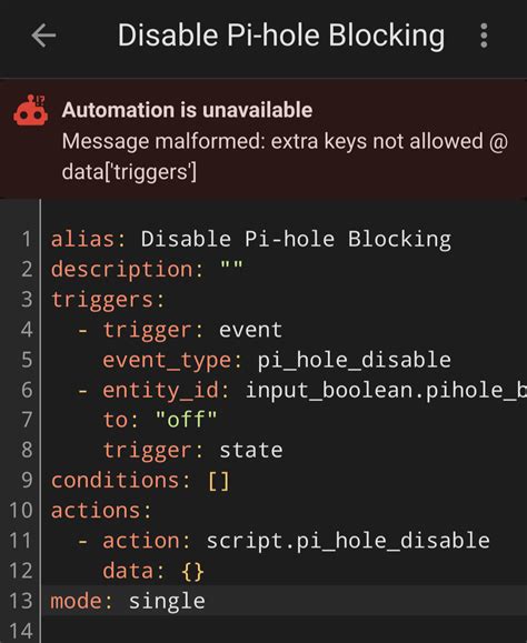 Data Triggers Not Allowed Why Configuration Home Assistant