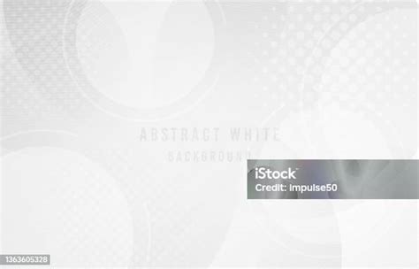 추상 그라데이션 흰색과 회색 원 기하학적 중복 디자인 아트워크 템플릿 하프톤 패턴 배경과 겹칩니다 일러스트 벡터 0명에 대한 스톡 벡터 아트 및 기타 이미지 Istock
