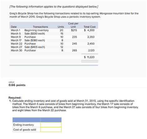 Solved Ithe Following Information Applies To The Questions