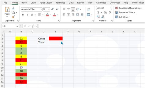 How To Sum Numbers By Cell Background Color In Excel Learn Excel And
