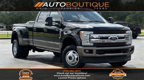Used 2018 Ford Super Duty F 350 Drw King Ranch For Sale In Alvin Tx At
