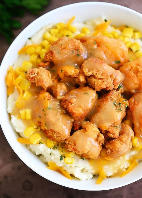 Chicken Mashed Potato Bowls Recipe Chicken Mashed Potatoes Chicken