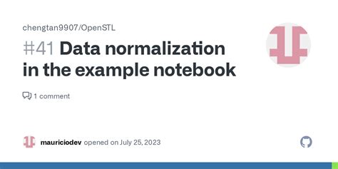 Data Normalization In The Example Notebook Issue 41 Chengtan9907 OpenSTL GitHub