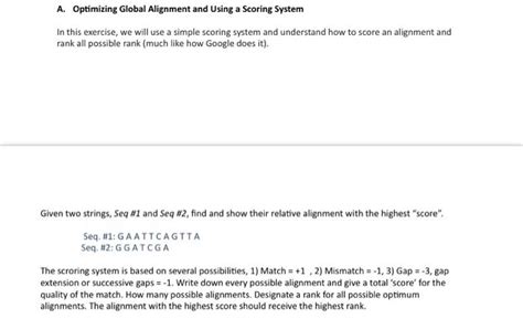 Solved Bio 332 Bioinformatics Exercise 2 An Exercise On