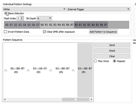 Dlplcr4500evm Pattern Sequence Patterns Source From Flash Internal Sync Flickering For