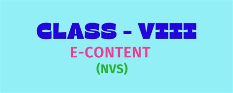 Class 8 E Content For All Subject