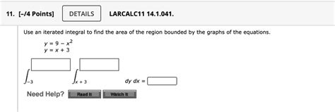 Solved 11 4 Points Details Larcalc11 141041 Use An Iterated