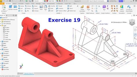 autodesk inventor 2023 exercise 19 youtube autodesk inventor new