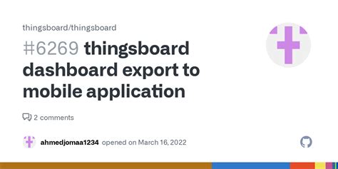 Thingsboard Dashboard Export To Mobile Application · Issue 6269
