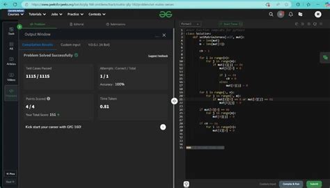 Mahvish Pathan On Linkedin Gfg160 Geekstreak2024 Geeksforgeeks Codingchallenge Problemsolving