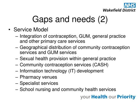 PPT Comprehensive Sexual Heath Needs Assessment Wakefield