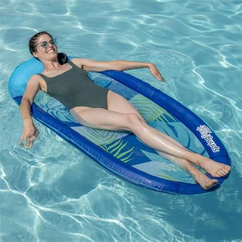 Swim Ways Blue Print Spring Float 6061822 B The Home Depot