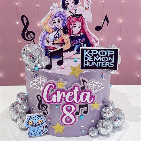 Kpop Cake Topper Set Etsy Uk