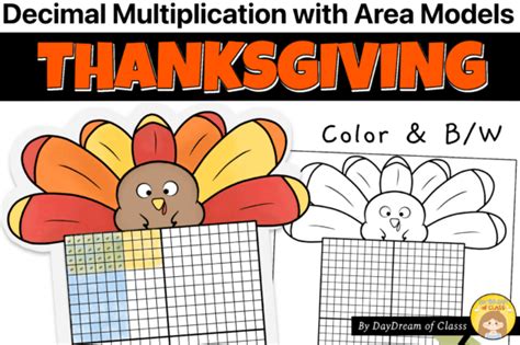 Area Models To Multiply Decimals Graphic By DayDream Of Class Creative Fabrica