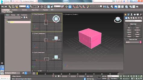 Autodesk 3ds Max 2015 Tutorial Working Within The Viewports Youtube