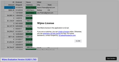 Wijmo Vue Forked Codesandbox