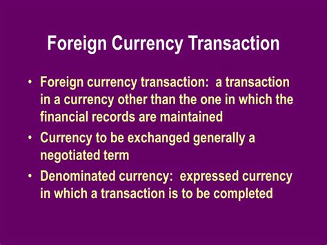 Ppt Foreign Currency Transactions Powerpoint Presentation Free