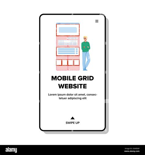 User Mobile Grid Website Vector Friendly Friendly Functionality Optimization Performance