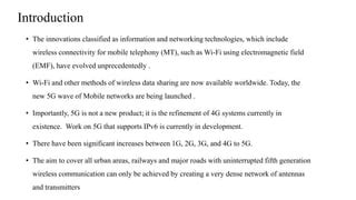 G Wireless Ppt Pptx Of Technical Seminar Report Ppt PPT