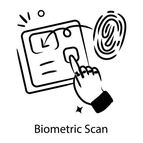 Trendy Biometric Scan 45352811 Vector Art At Vecteezy