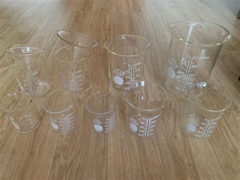 해광유리 유리비커 일괄 당근 중고거래