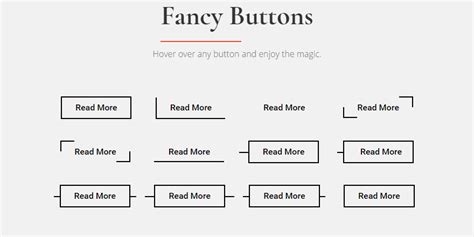 Minimalistic Hover Effect Button Animations Web Design Website