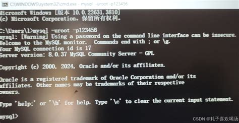 mysql在windows下的安装 csdn博客