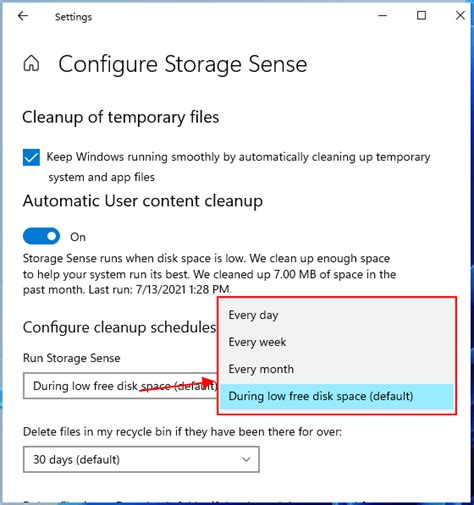 Set The Date To Fre Up Disk Space And Fix Low Disk Error On Disk