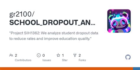 Github Gr2100schooldropoutanalysis Project Sih1362 We Analyze