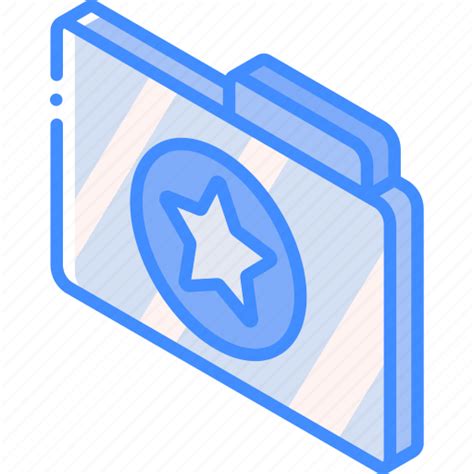 Favourite File Folder Iso Isometric Icon Download On Iconfinder