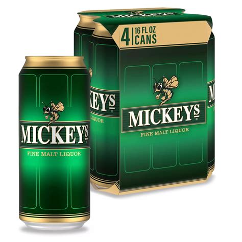 Mickeys Beer 40 Fl Oz Glass Bottle 56 Abv