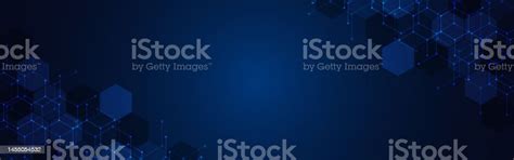 육각형 패턴이 있는 추상 기하학적 배경 배너 또는 웹 사이트 헤더 템플릿에 대한 육각형 모양 디자인 요소 헤더 디자인 요소에