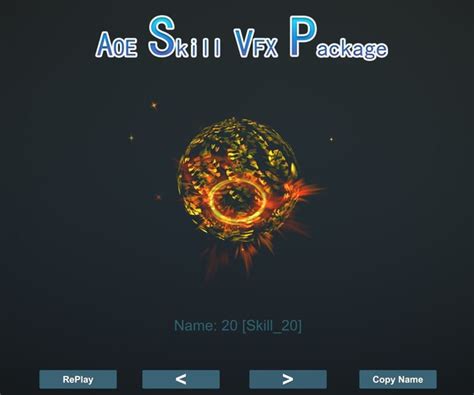 Artstation Unity Vfx Aoe Skill Vfx Package Resources