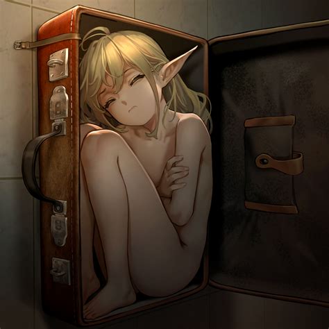 Rule 34 1girls As109 Bag Blonde Hair Casual Closed Eyes Elf Ears Elf