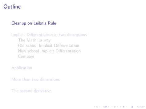 Lesson24 Implicit Differentiation Slides PDF