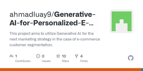 Generative Ai For Personalized E Commerce Customer Segmentation
