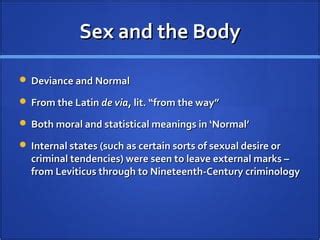 Sex Body PPT