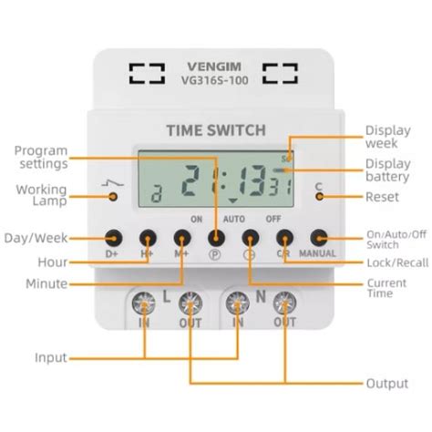 Digital Automatic Timer Switch 100a Konga Online Shopping