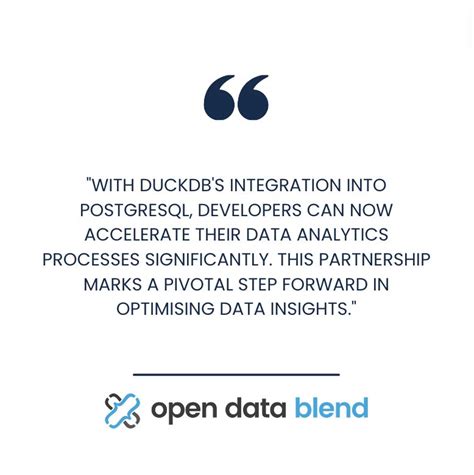 open data blend on linkedin opensource dataanalytics duckdb datascience