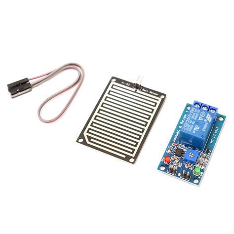 Módulo Sensor De Chuva E Umidade Com Acionamento De Relé Eletrogate