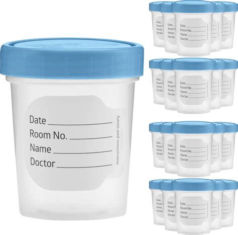 Leak Proof Specimen Cups 4oz Pack Of 25 Clear Nepal Ubuy