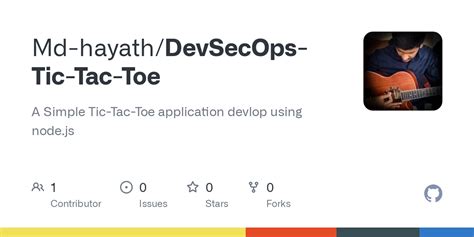 Github Md Hayathdevsecops Tic Tac Toe A Simple Tic Tac Toe