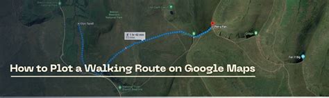 How To Plot A Walking Route On Google Maps