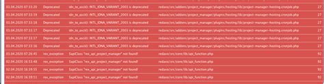 Deprecated Rexexception · Issue 43 · Friendsofredaxoproject