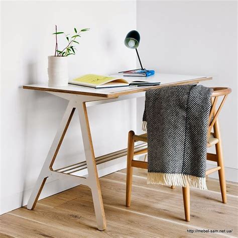 письменный стол из ламинированной фанеры | Desks for small spaces ...