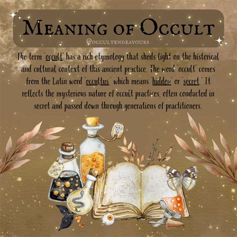 Occult Word Meaning Unveiling The Secrets Of The Hidden